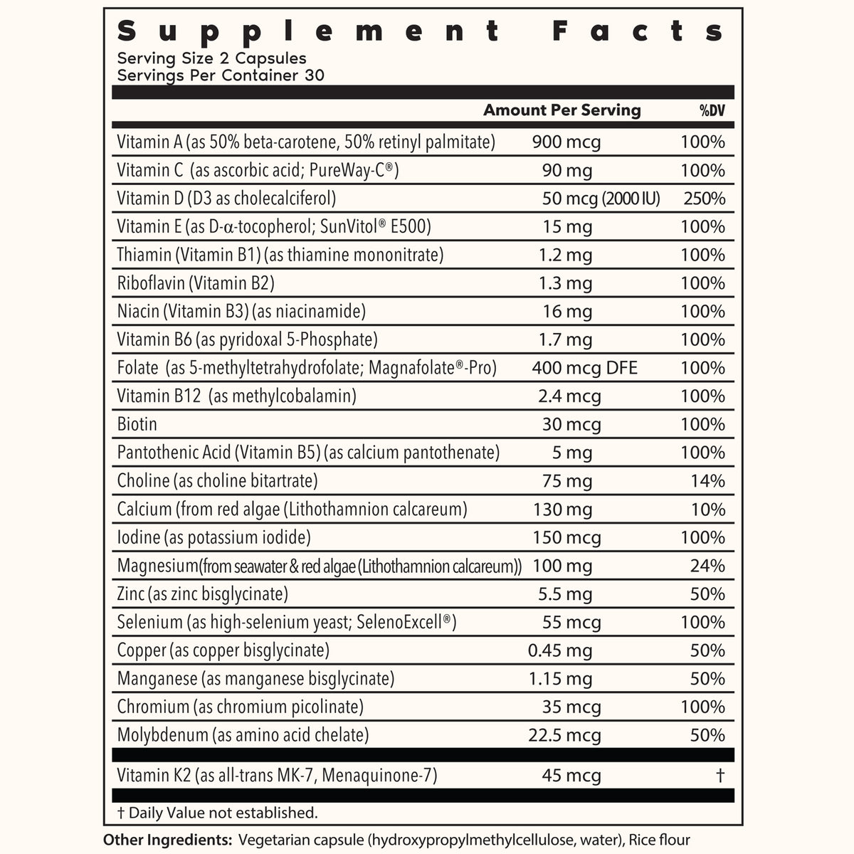 Women's Vitamin | Pro Life Supplements We Heart Nutrition – We Heart ...