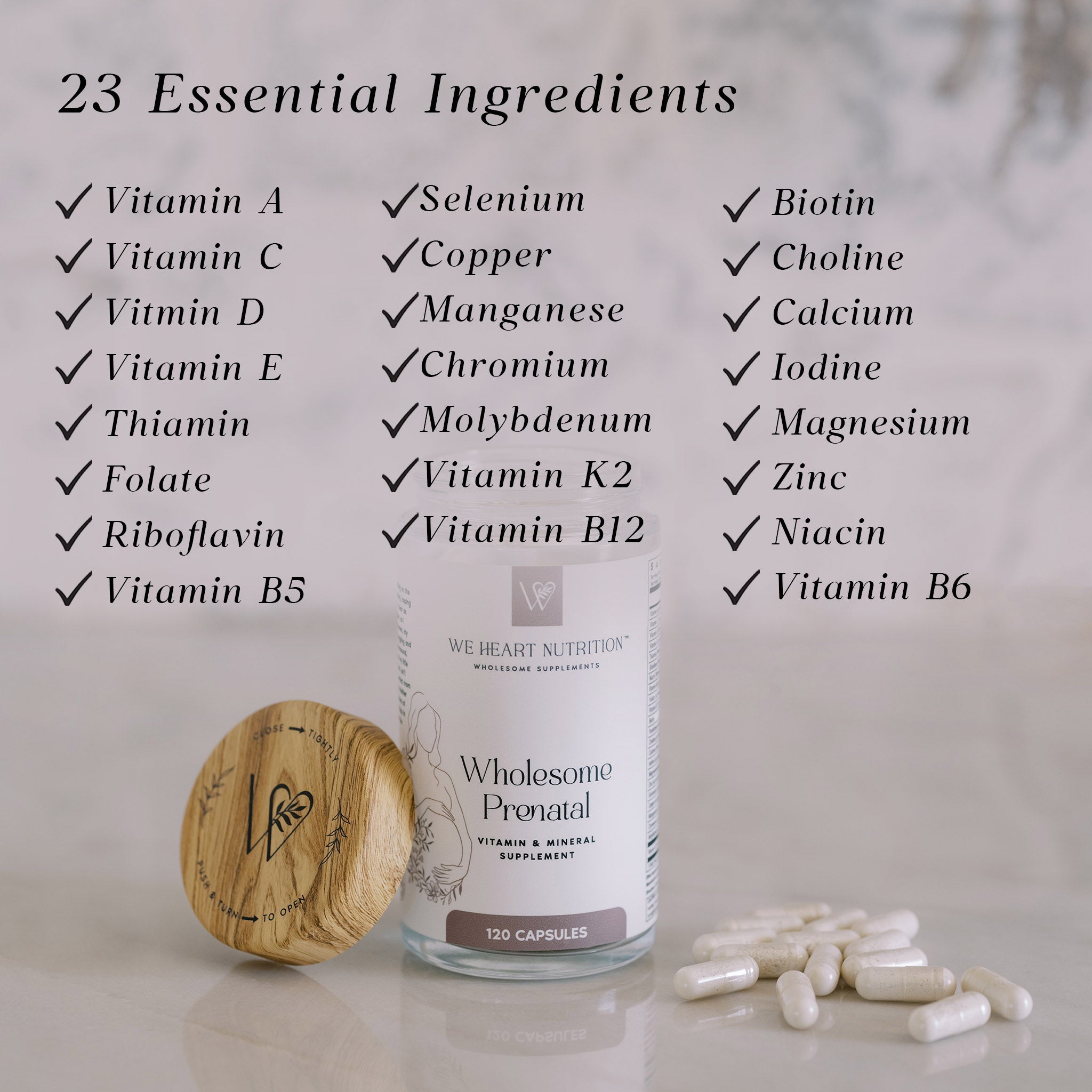 Prenatal Vitamins - Pro Life Supplements | We Heart Nutrition – We ...