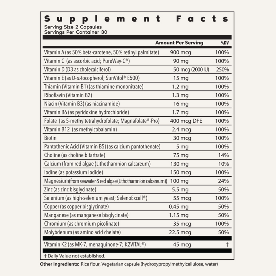 Women's Vitamin | Pro Life Supplements We Heart Nutrition – We Heart ...